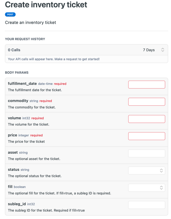 New Feature: Inventory Tickets